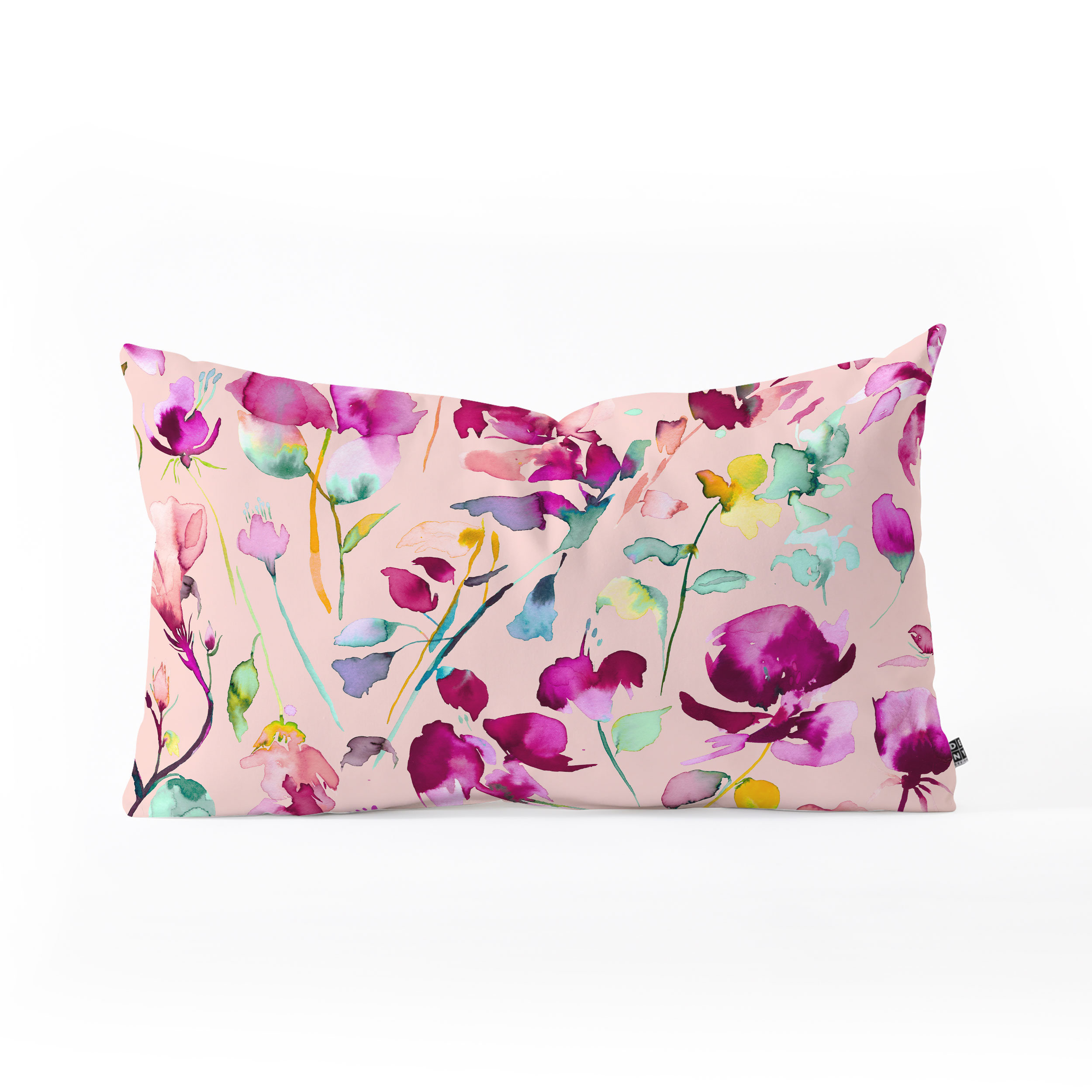 Deny Designs Ninola Design Botanical Lumbar Pillow | Wayfair