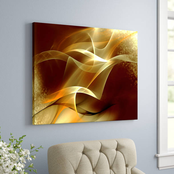 Williston Forge Abstract On Canvas 3 Pieces Print | Wayfair