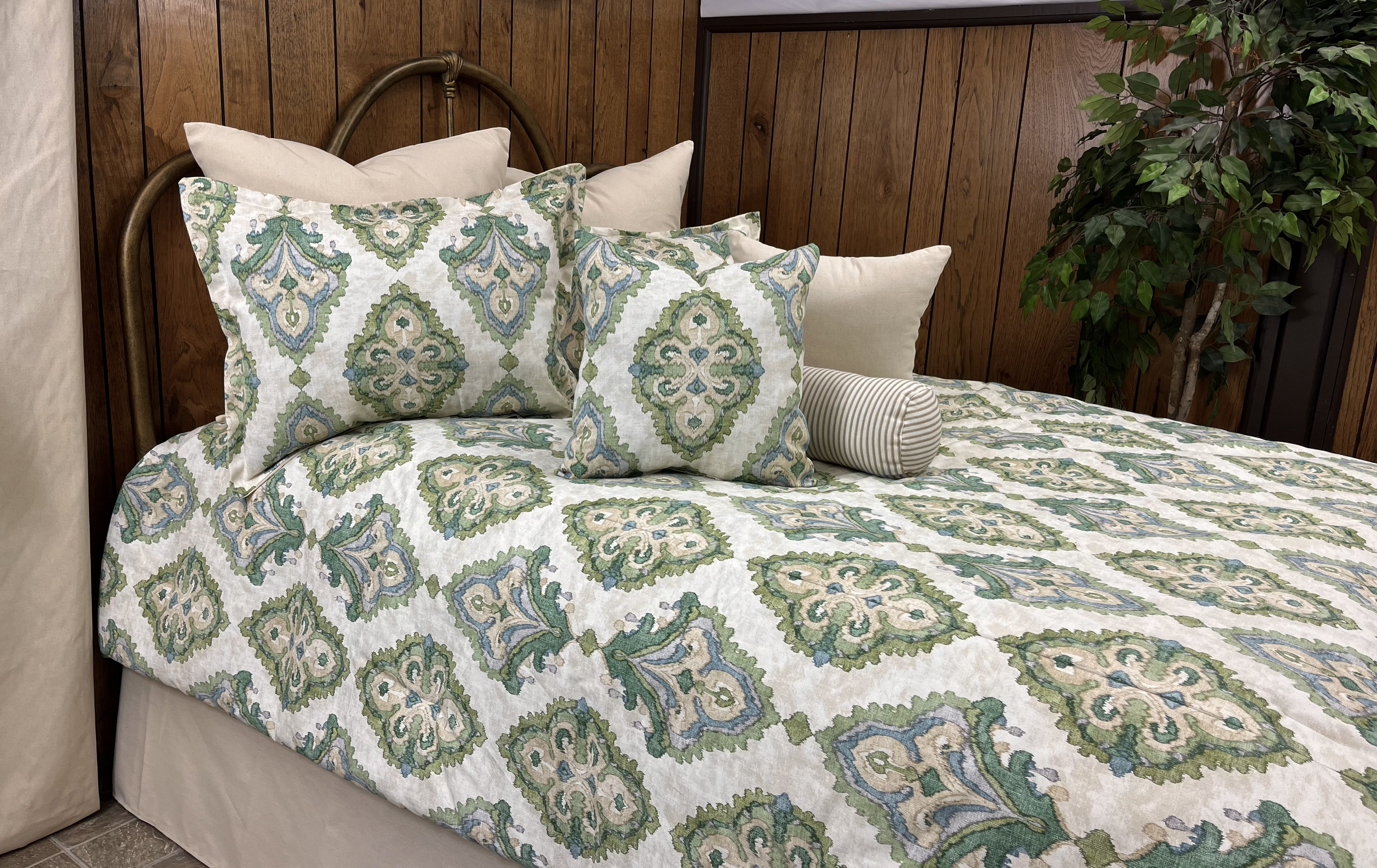 Victor Mill Agra emerald medallion cotton daybed comforter | Wayfair