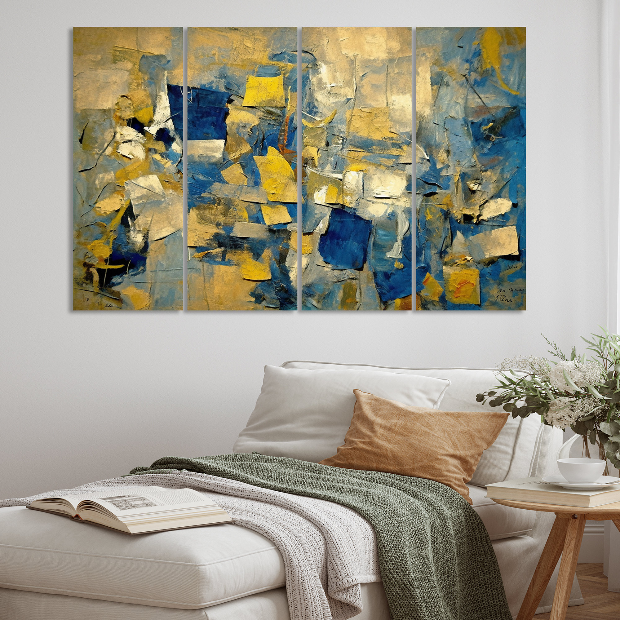Wrought Studio " Retro Southern Sunset Abstract Expressionism I " 4 ...