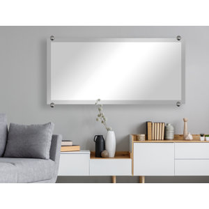 Three Posts™ Mansell Flat Wall Mirror & Reviews | Wayfair