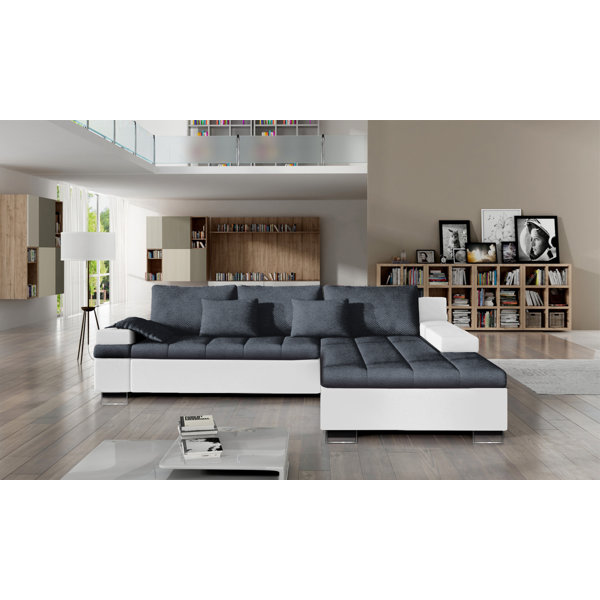 Orren Ellis Waylon Upholstered Sectional - Wayfair Canada