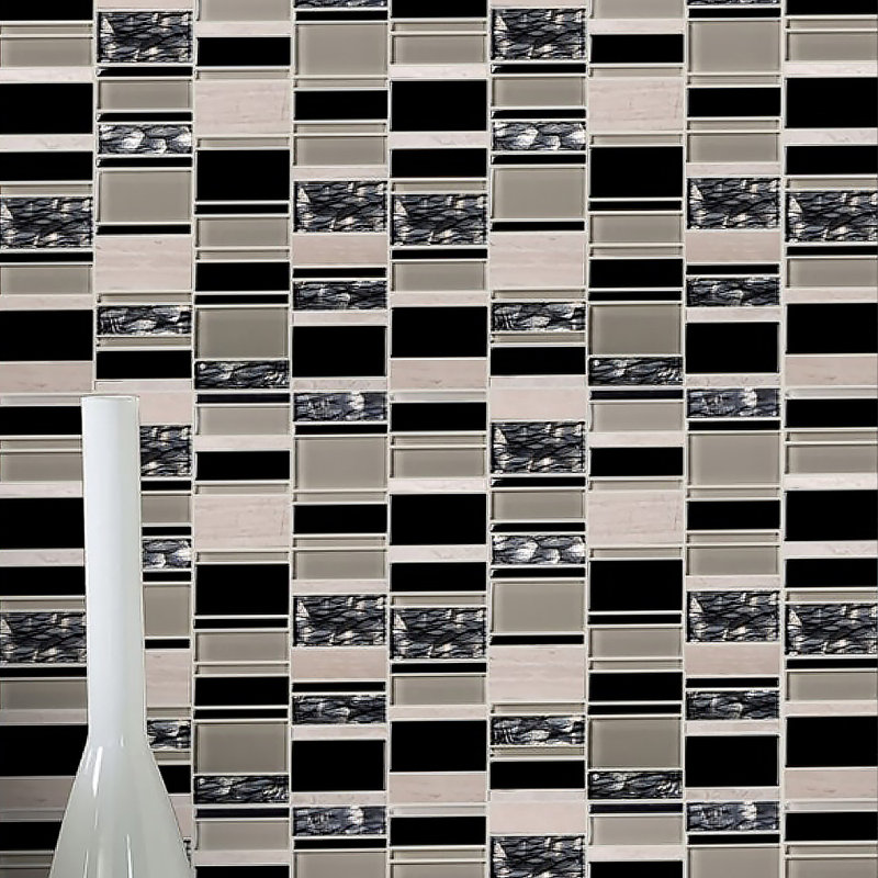 Supreme Tile Initial Sequence Random Mosaic Wall Tile & Reviews | Wayfair