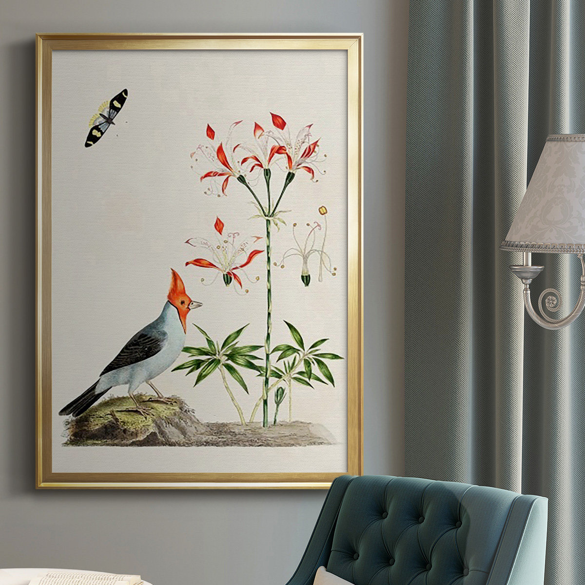 Wexford Home Bird In Habitat I Premium Framed Print - Ready To Hang ...