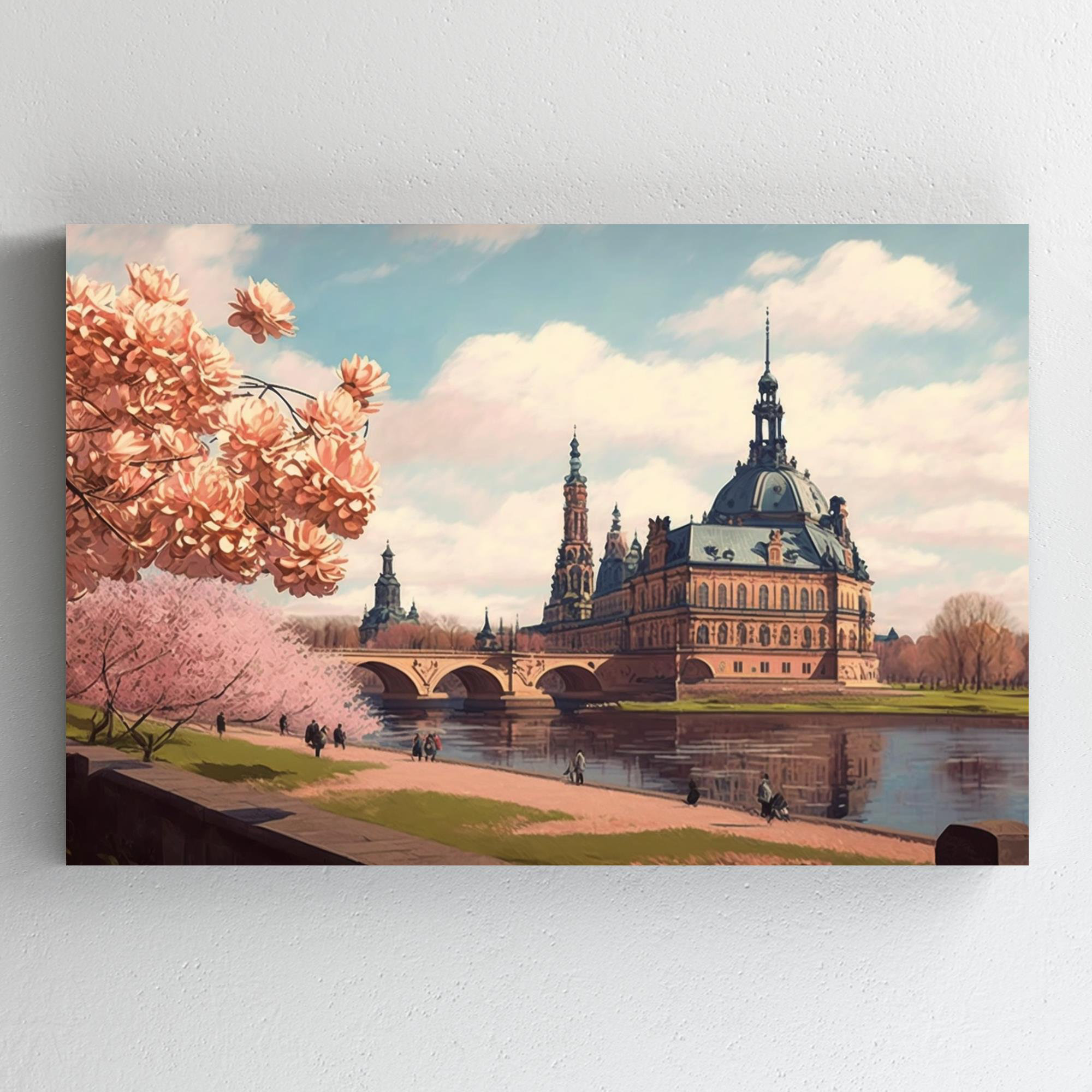 Winston Porter Chrisi Castle Grounds In Glasgow 1 On Canvas Graphic Art ...