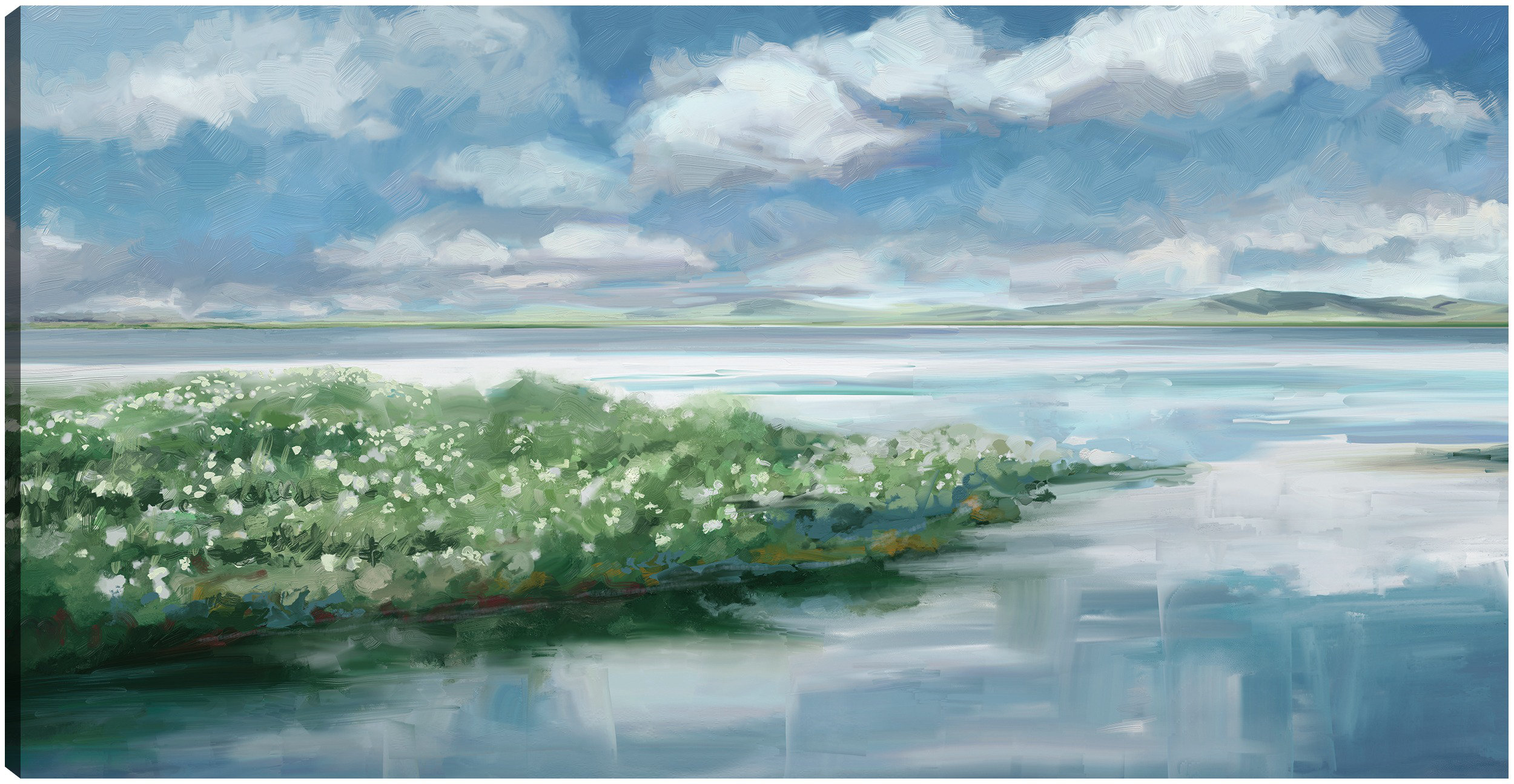 Rosecliff Heights Summer Inlet by Studio Arts Canvas Art Print | Wayfair