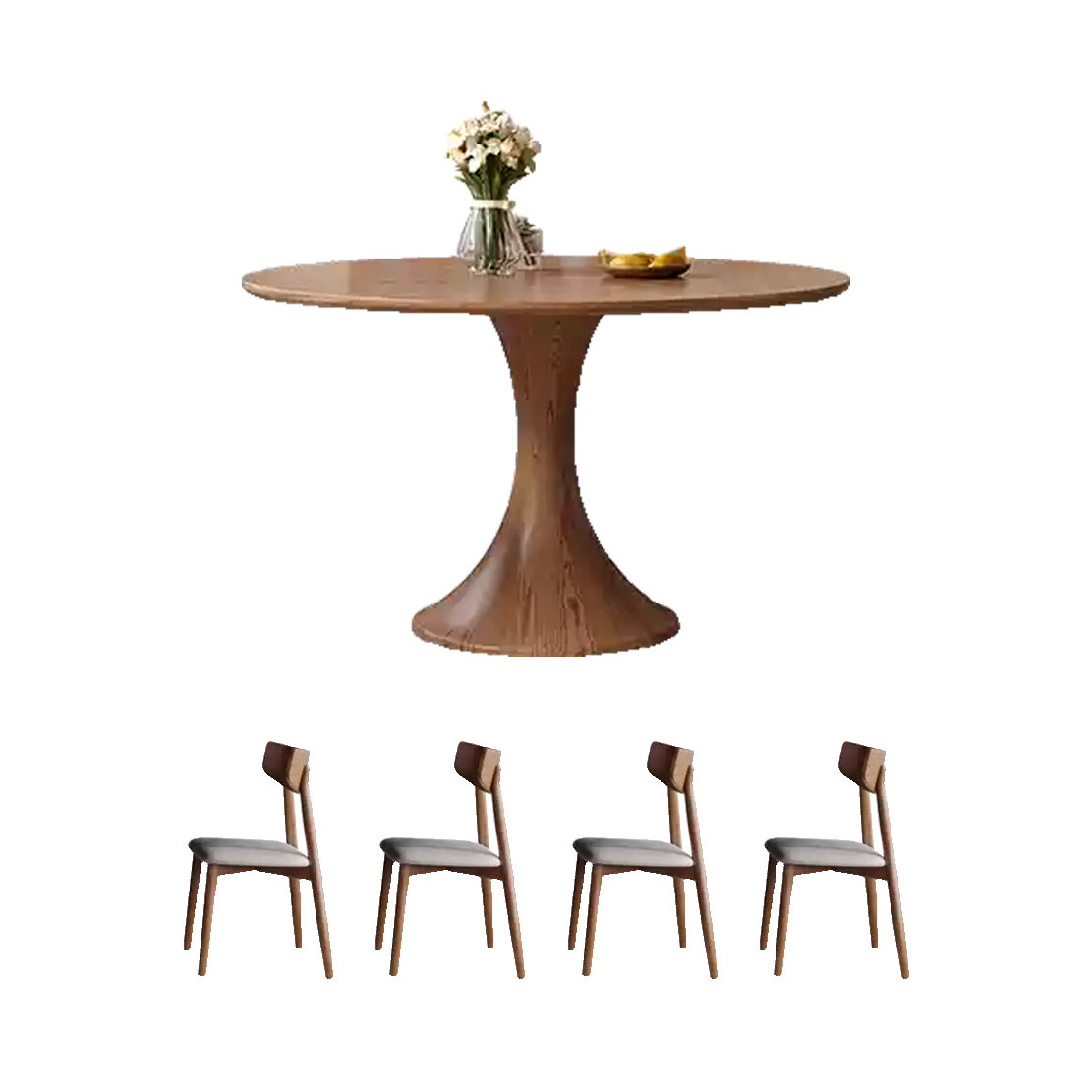 Beicang Home Ash Solid Wood Dining Table | Wayfair