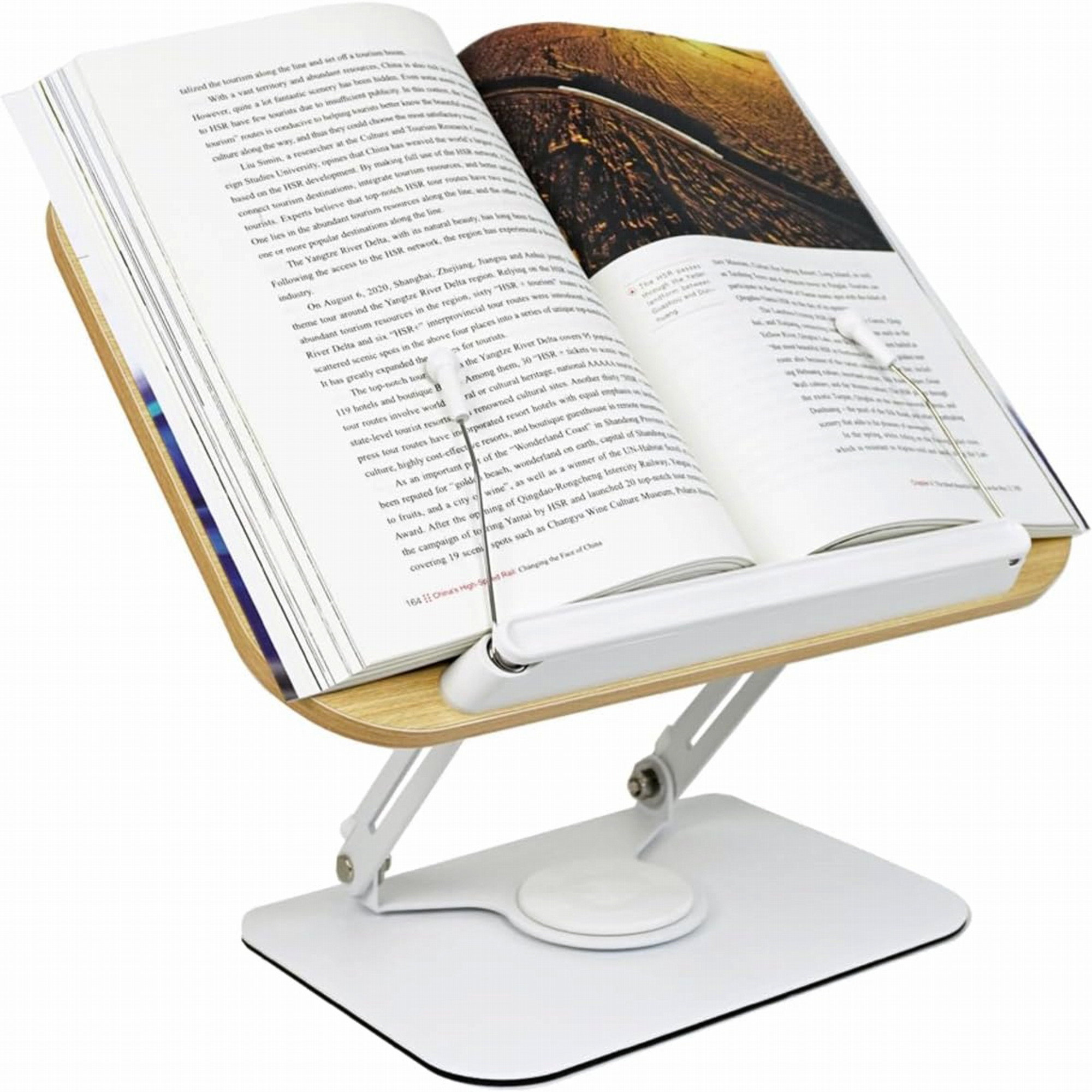 Inbox Zero Book Holder Holder For Reading Hands Free | Wayfair