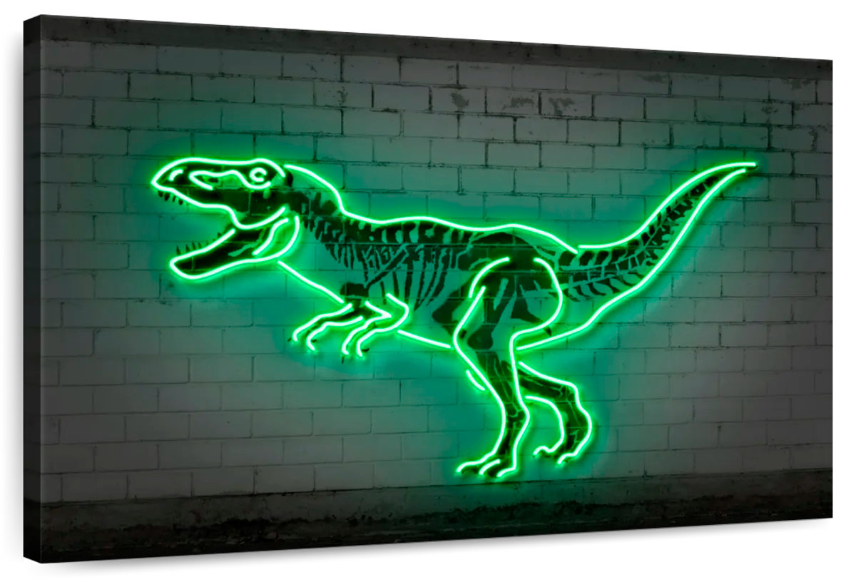 Ebern Designs Neon T Rex | Wayfair