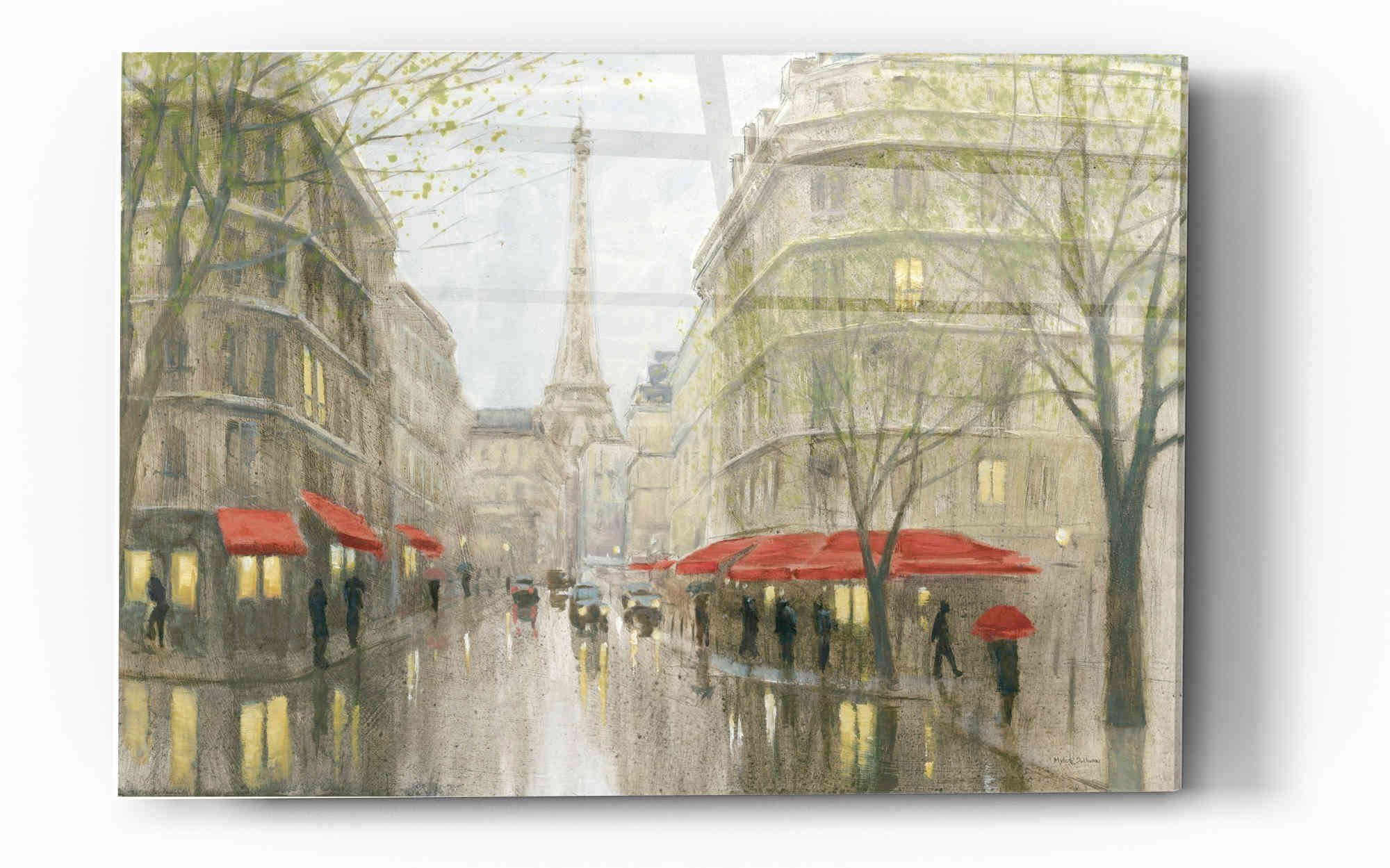 House of Hampton 'Impression of Paris' by Myles Sullivan, Acrylic Glass ...