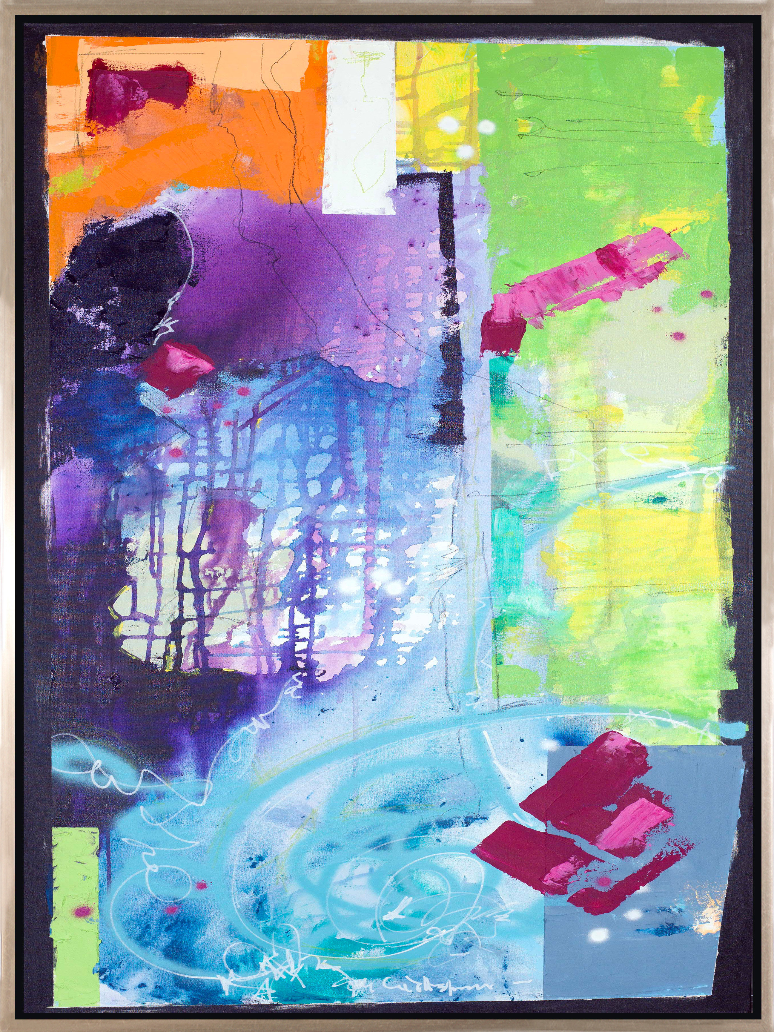 CHC Art, Inc. Conquering Hurdles - Floater Frame Print on Canvas | Perigold