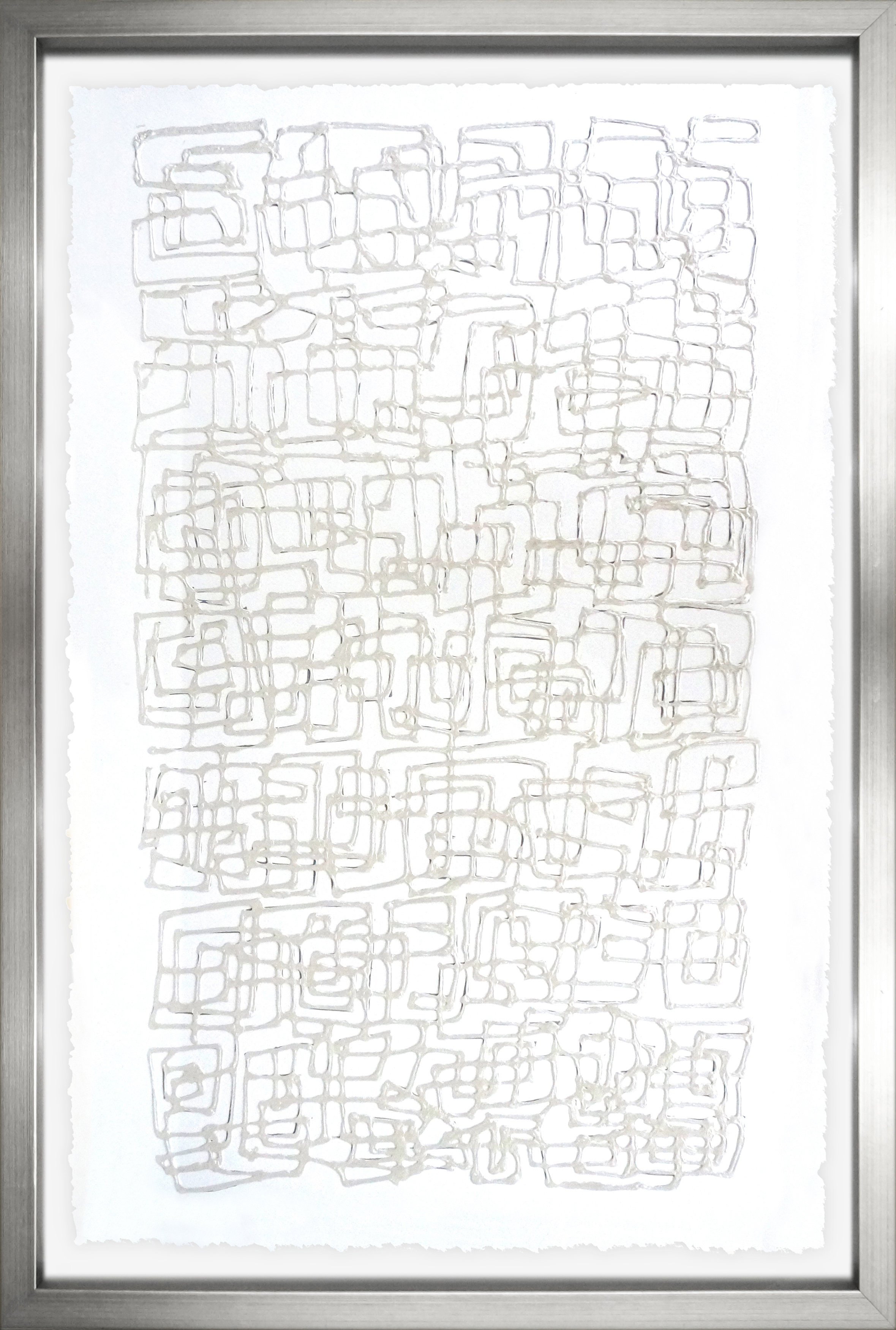 Chelsea Art Studio 'Intertwine III' Glass Framed Graphic Art Print on ...