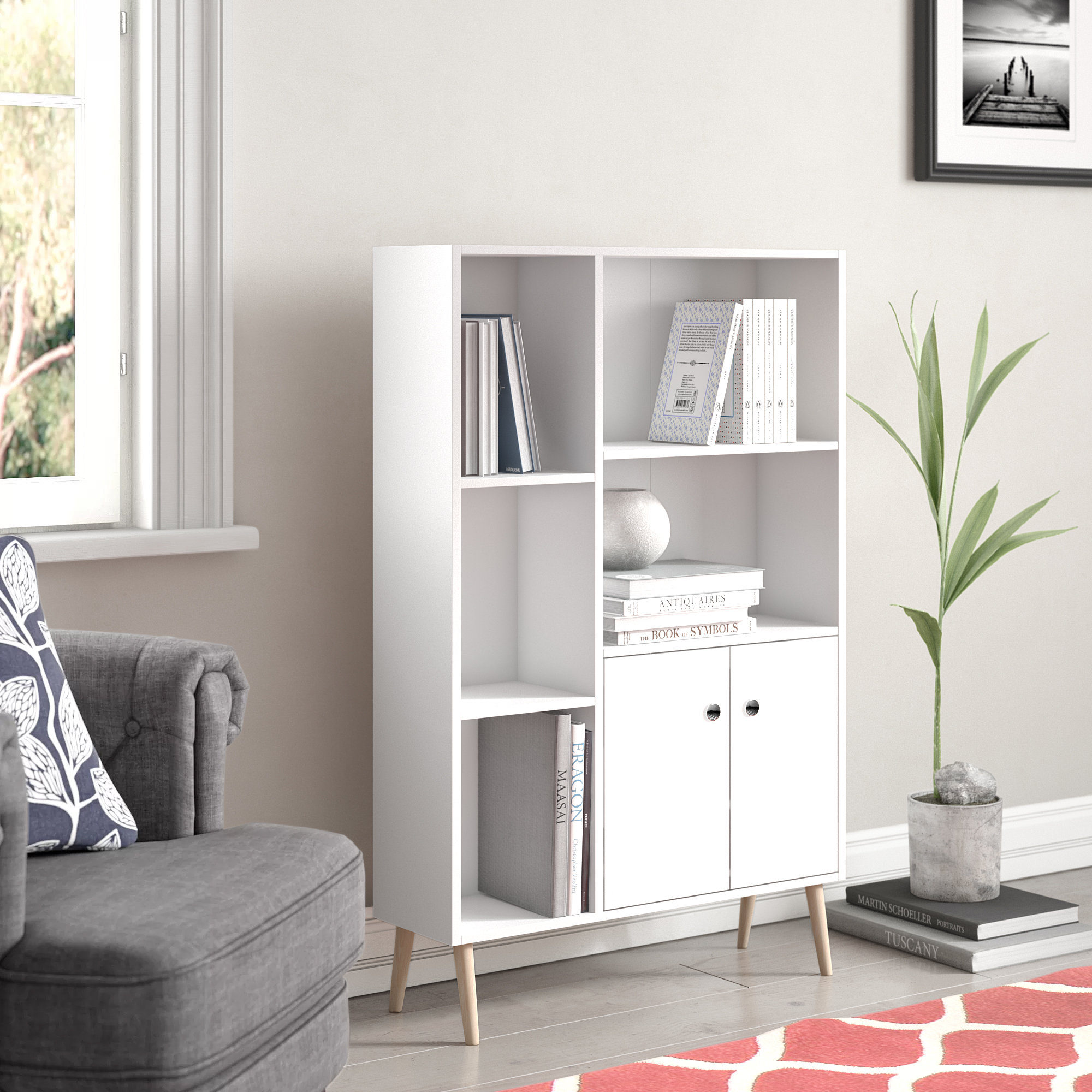 17 Stories Landyn Bookcase & Reviews | Wayfair.co.uk