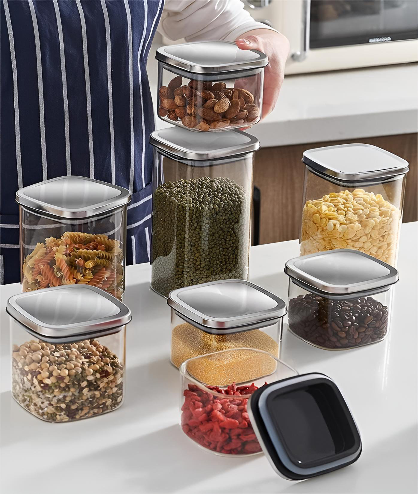 Orren Ellis Tirina Glass Food Storage Container - Wayfair Canada