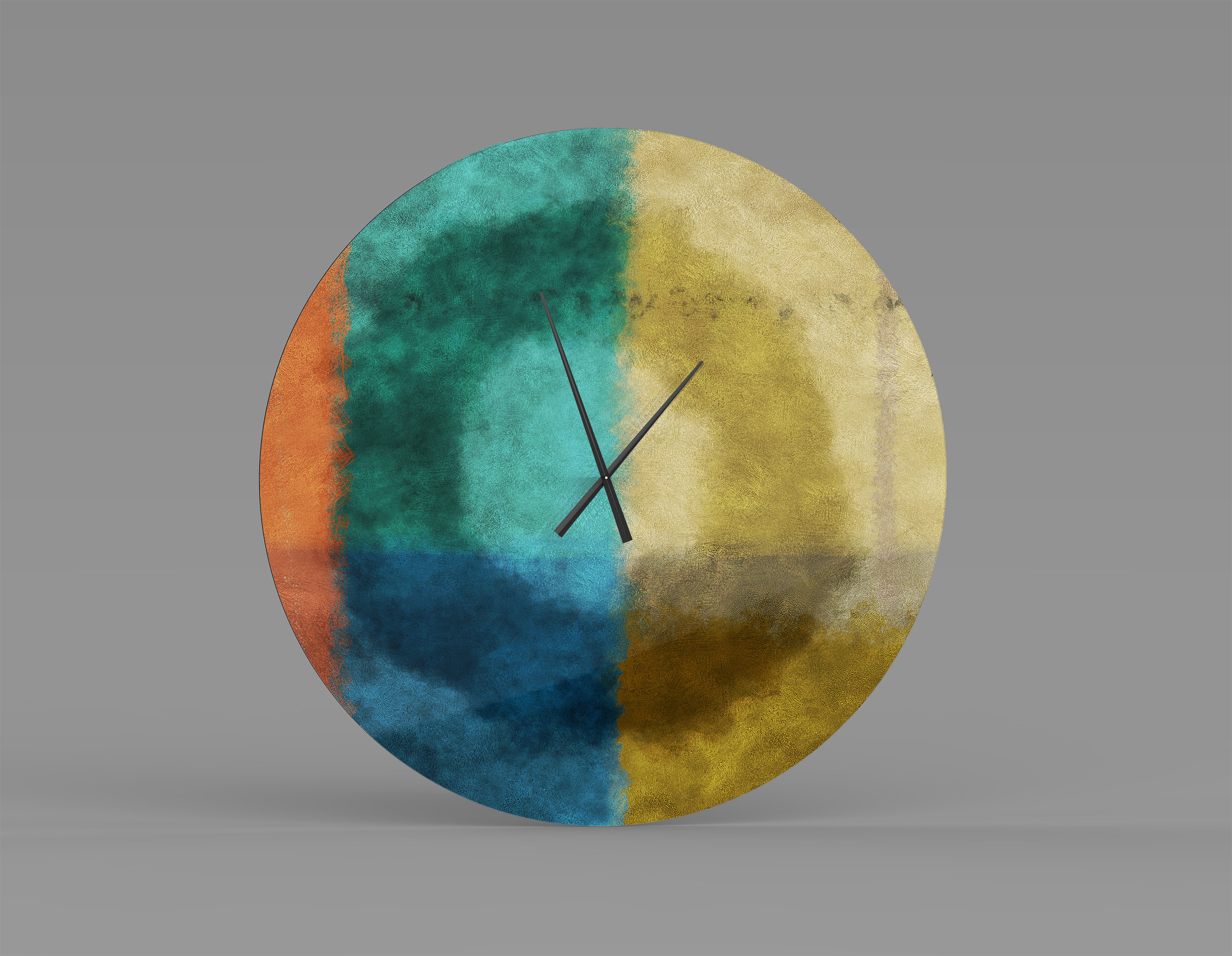 East Urban Home Oversized Buchanan Wall Clock | Wayfair