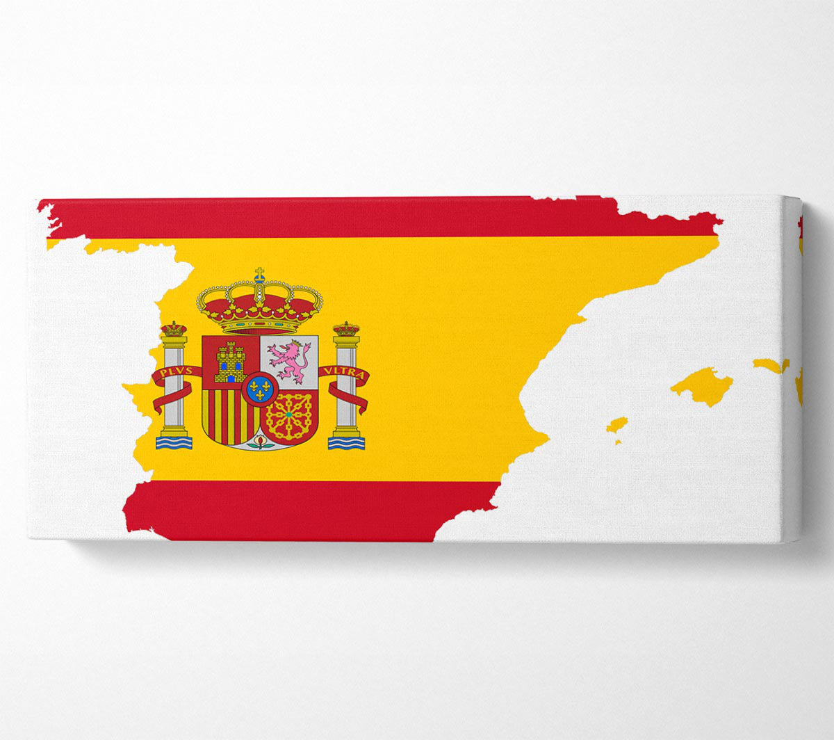 Williston Forge Spainish Flag Map - Wrapped Canvas Panoramic Art Prints ...