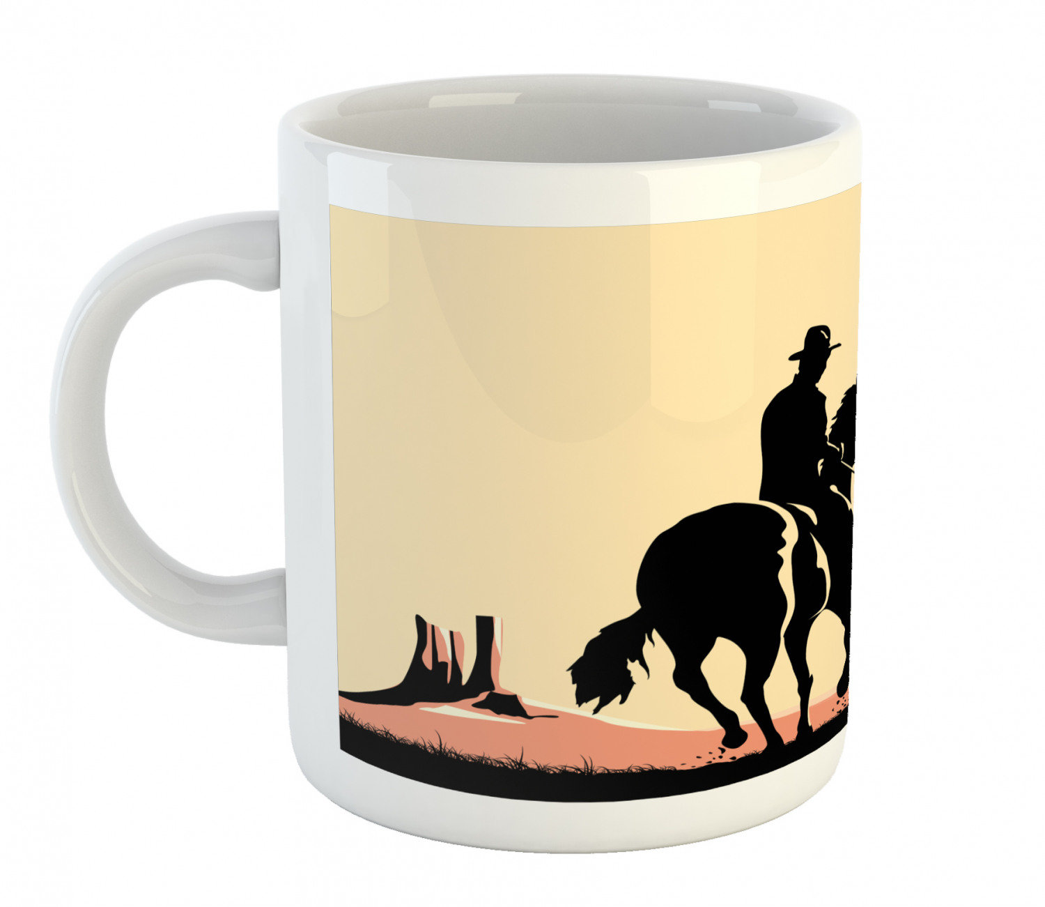 East Urban Home Western Coffee Mug | Wayfair