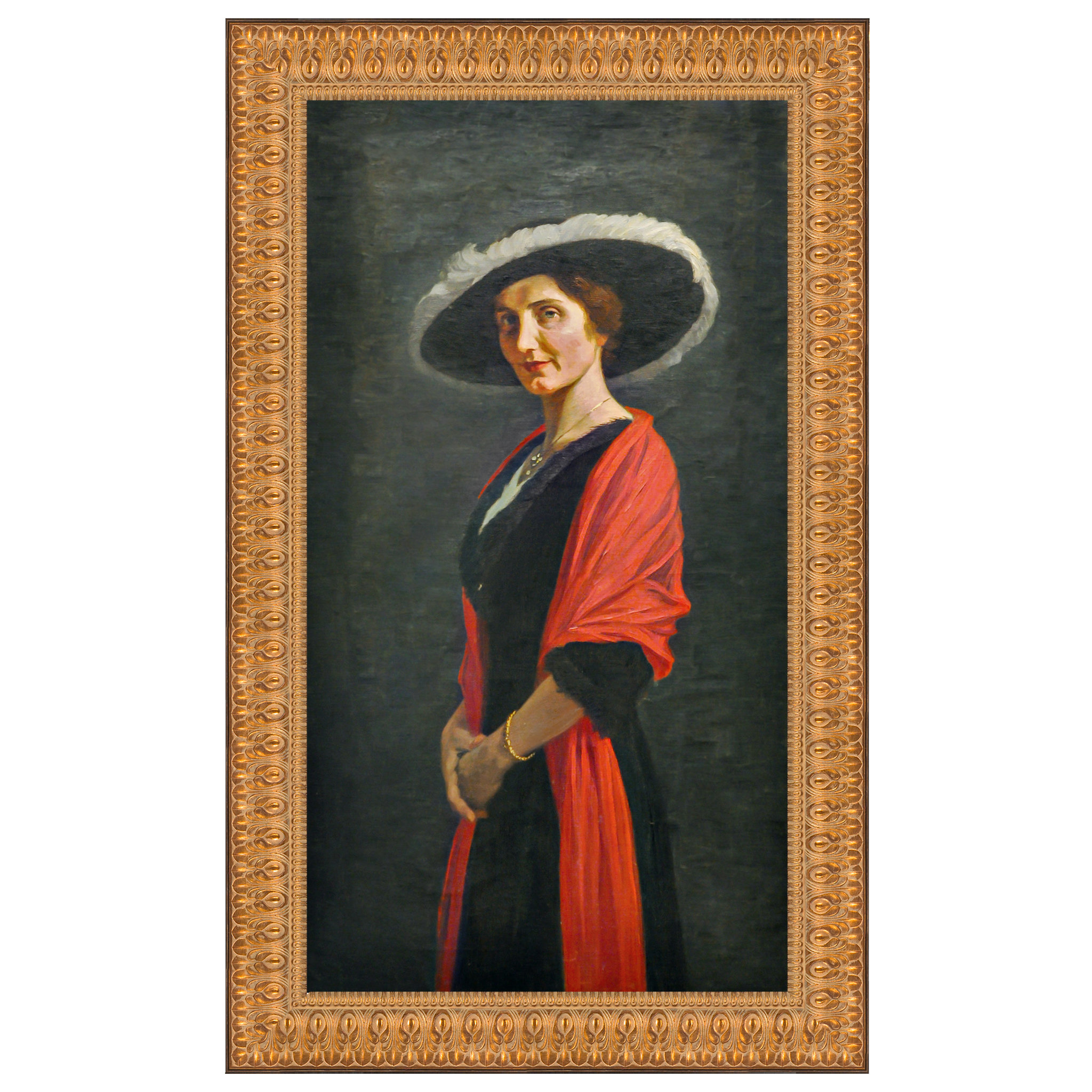 Design Toscano Portrait of Sister-in-Law Helene Rumpf, 1910 Framed ...