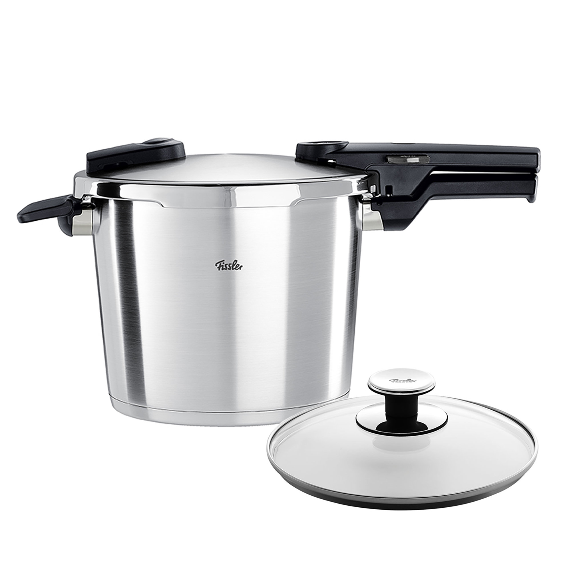 Fissler Vitaquick Premium Pressure Cooker Set, 8.5qt with Glass Lid ...