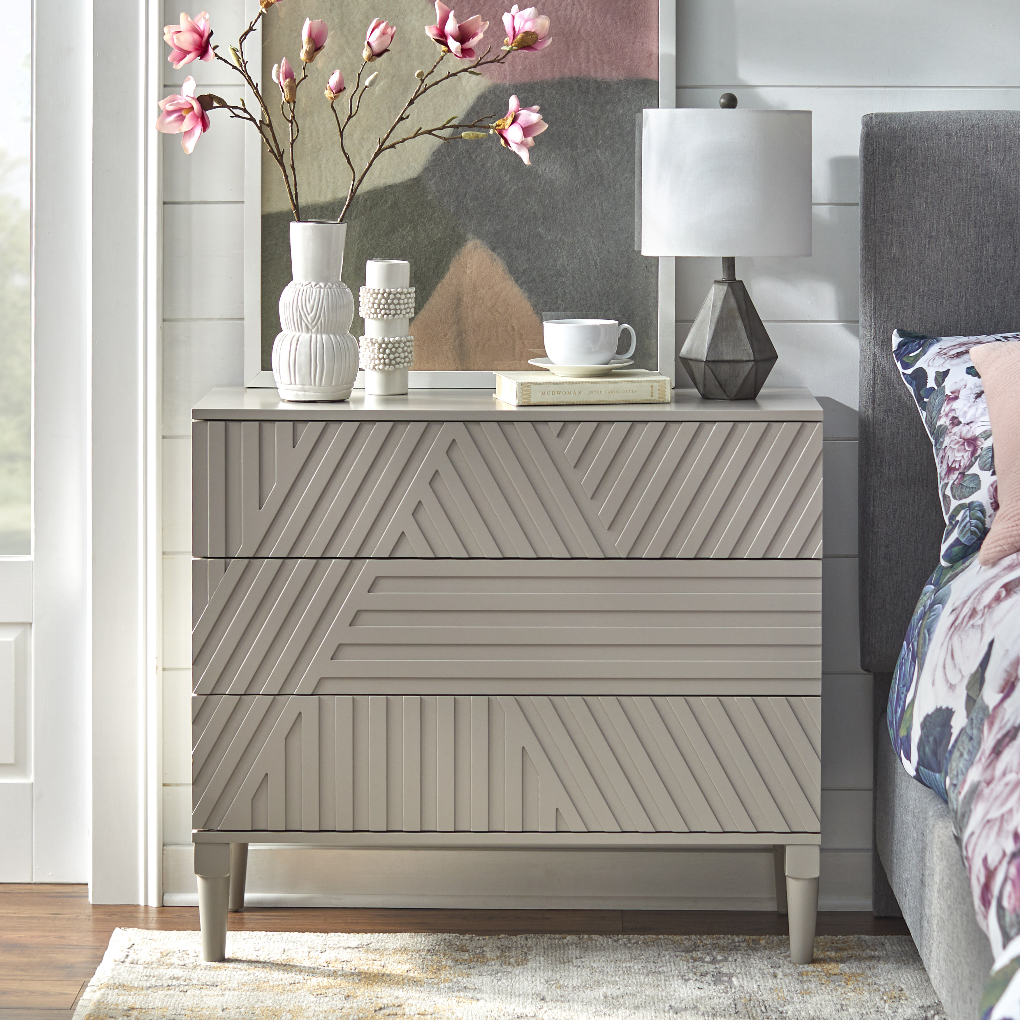 George Oliver Solid Wood 3 - Drawer Accent Chest & Reviews - Wayfair Canada