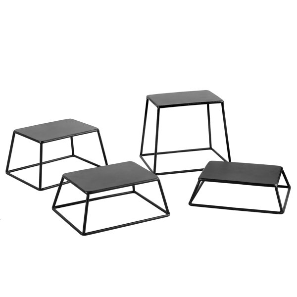 Everly Quinn 4 Piece Metal Food Display Stand & Reviews | Wayfair