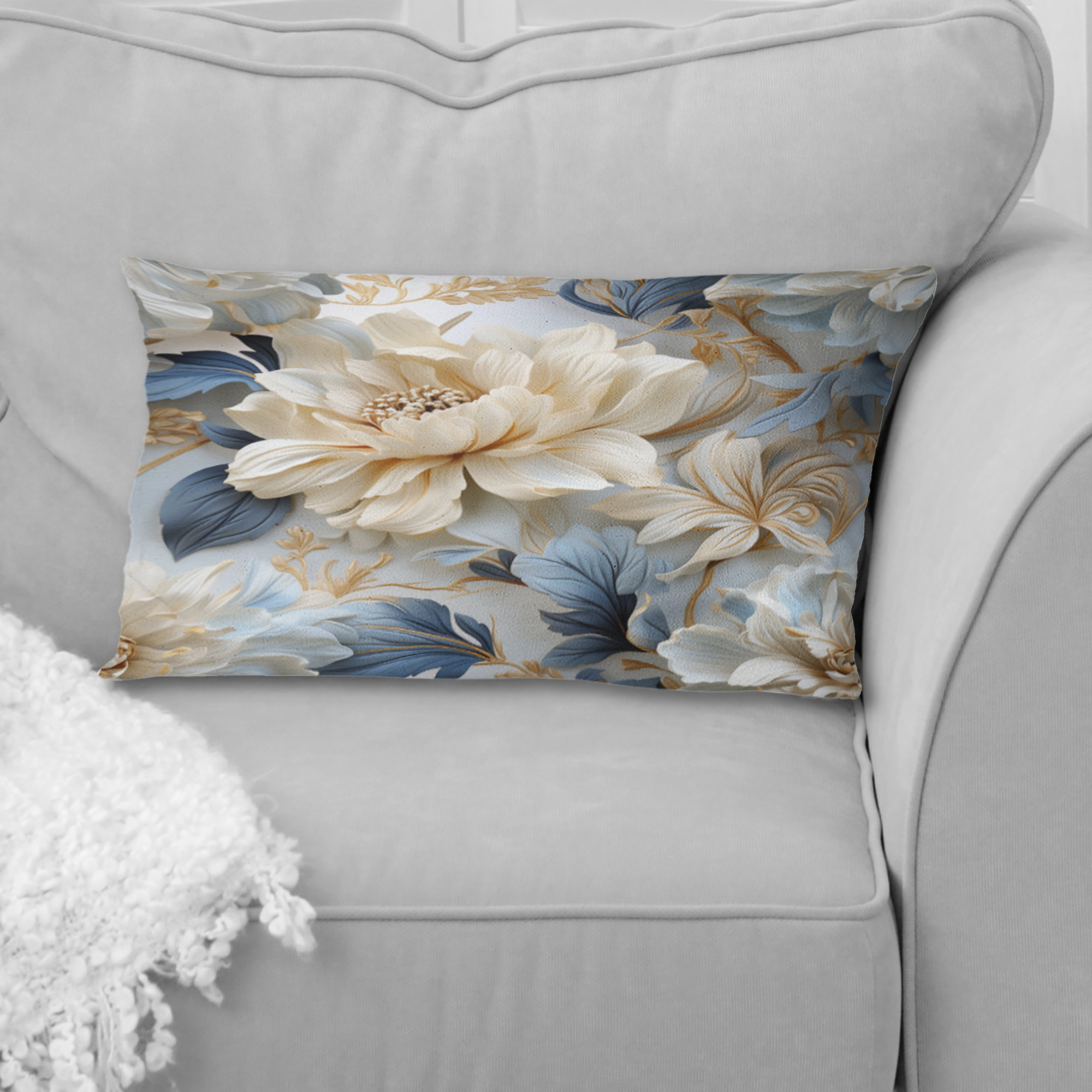 Design Art Ethereal Rococo Flourish Victorian Pattern XII - Floral ...