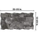 Merola Tile Caldera Vulcano 13" x 25" Porcelain Stone Look Wall & Floor ...