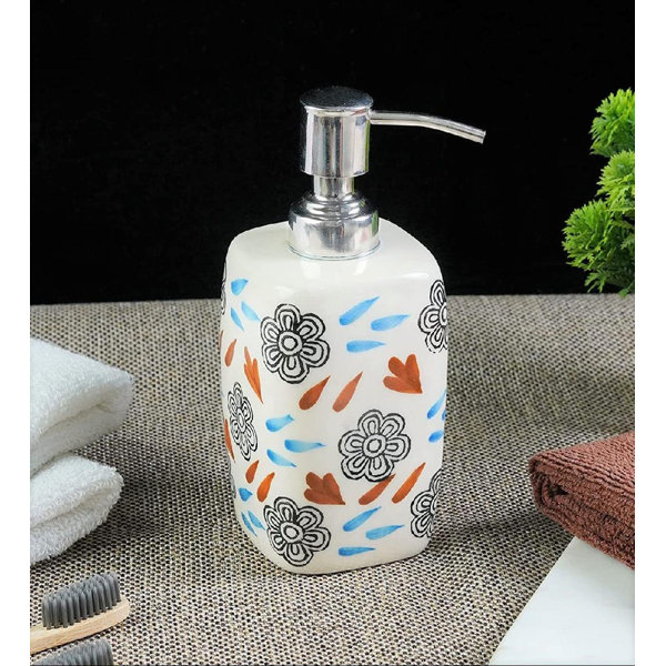 Winston Porter Fermn Ceramic / Porcelain Soap Dispenser | Wayfair