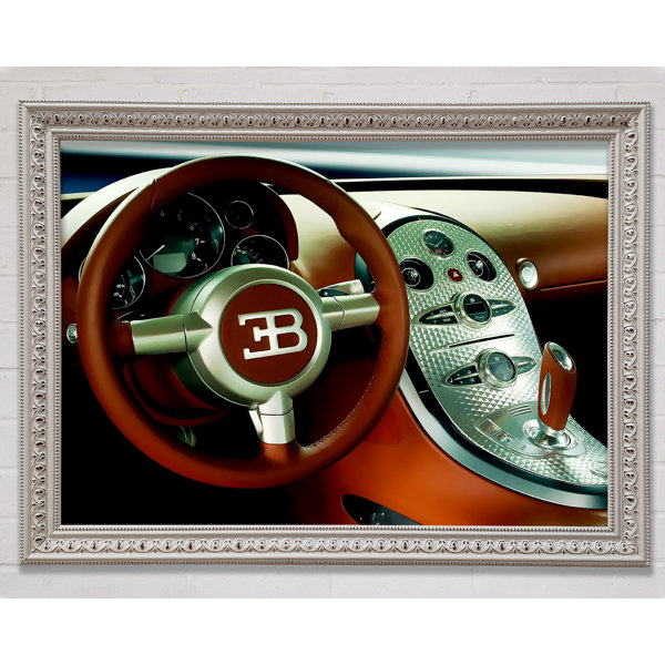 Bright Star Bugatti Veyron Interior - Single Picture Frame Print ...