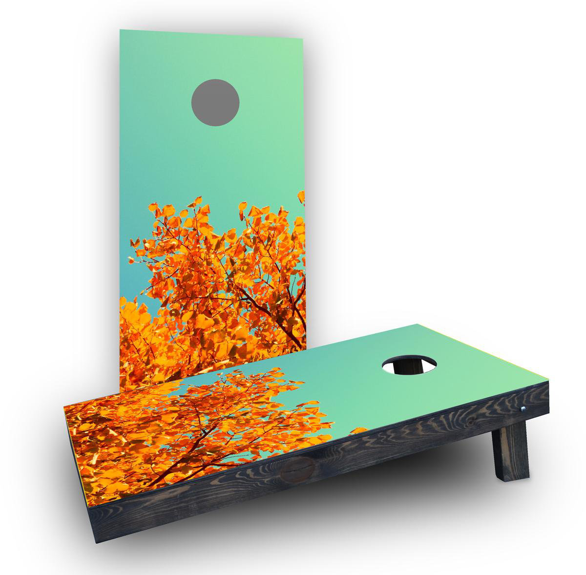 Custom Cornhole Boards Fall Leaves Cornhole Boards - Wayfair Canada
