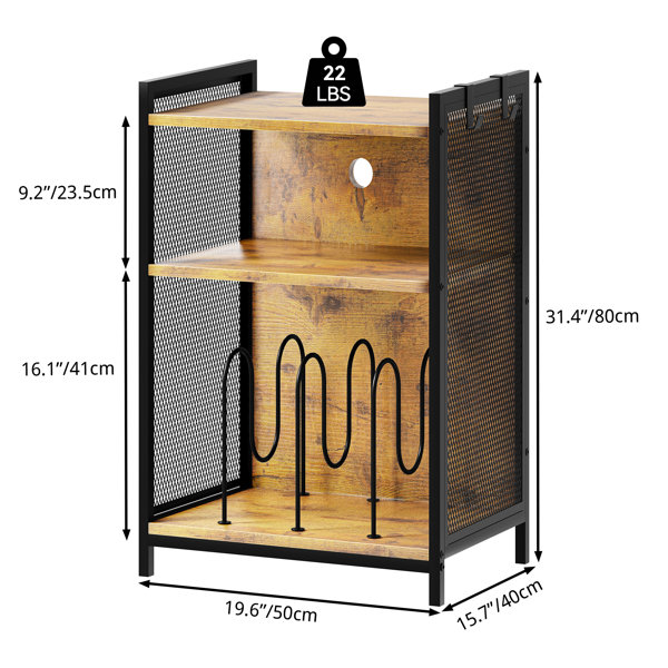 17 Stories Emefa Multimedia Media Shelves & Reviews | Wayfair