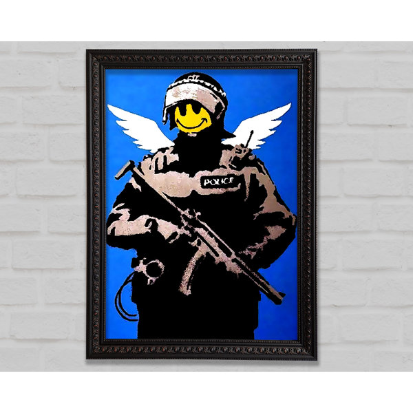 Happy Larry Flying Copper Framed Print | Wayfair.co.uk