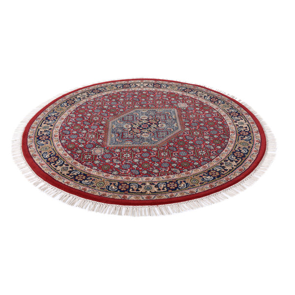 Theko Round Oriental Wool Hand Woven Area Rug | Wayfair.co.uk