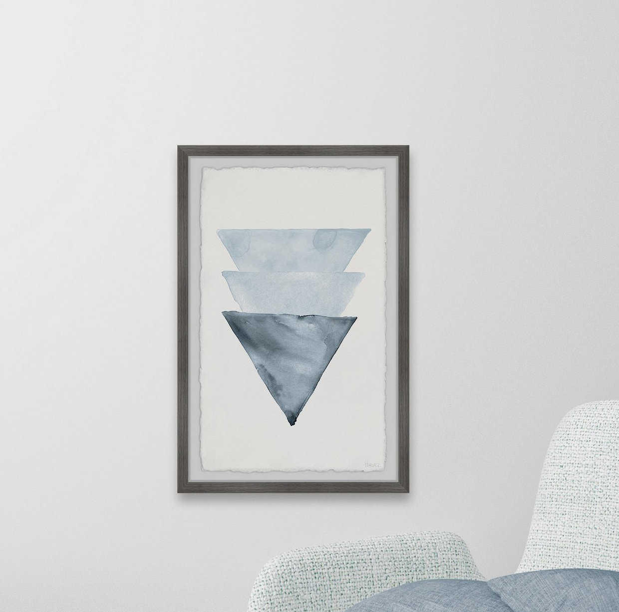 Wade Logan® Linnie Triangles Overlap by Parvez Taj - Picture Frame ...