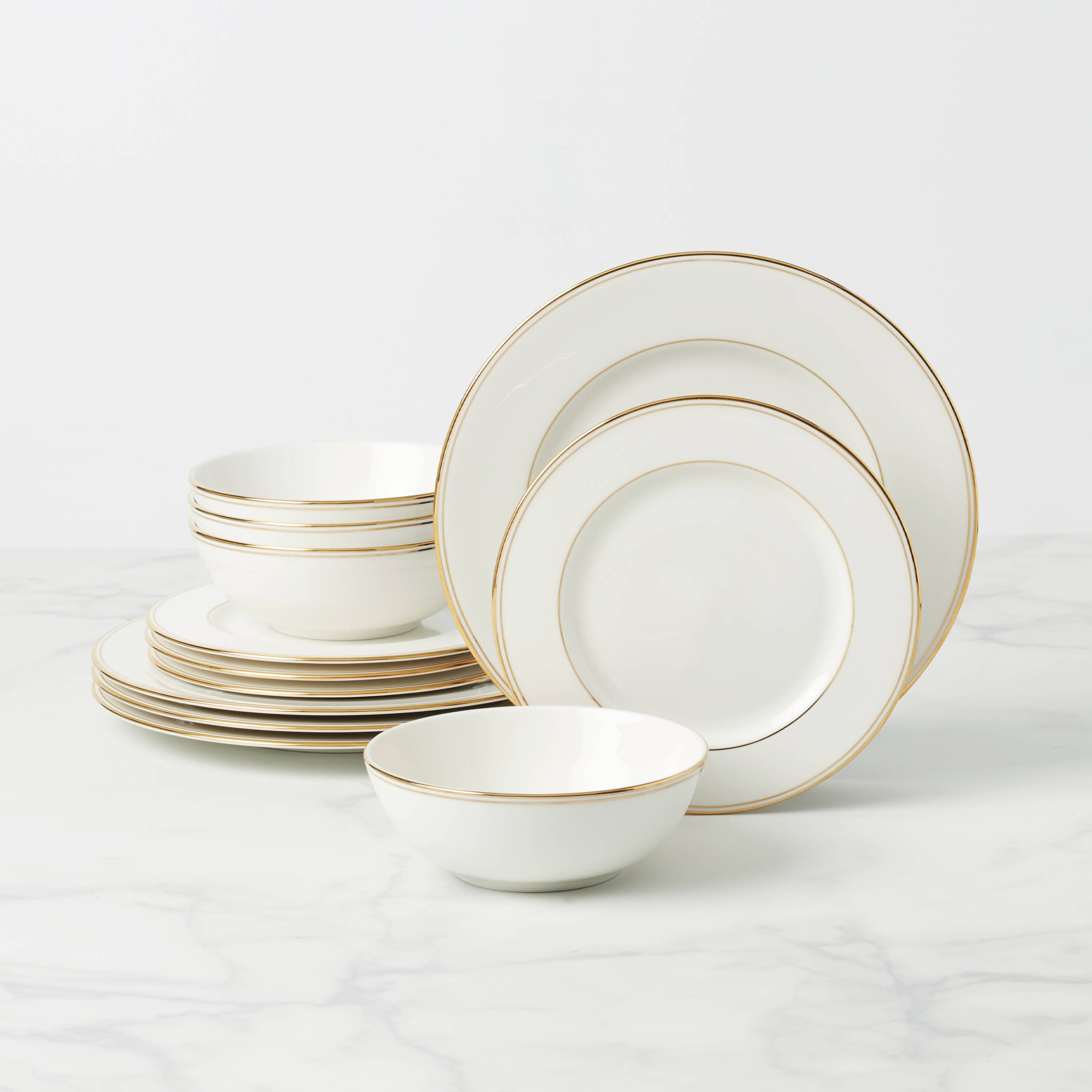 Lenox Federal Platinum 12-Piece Dinnerware Set | Wayfair