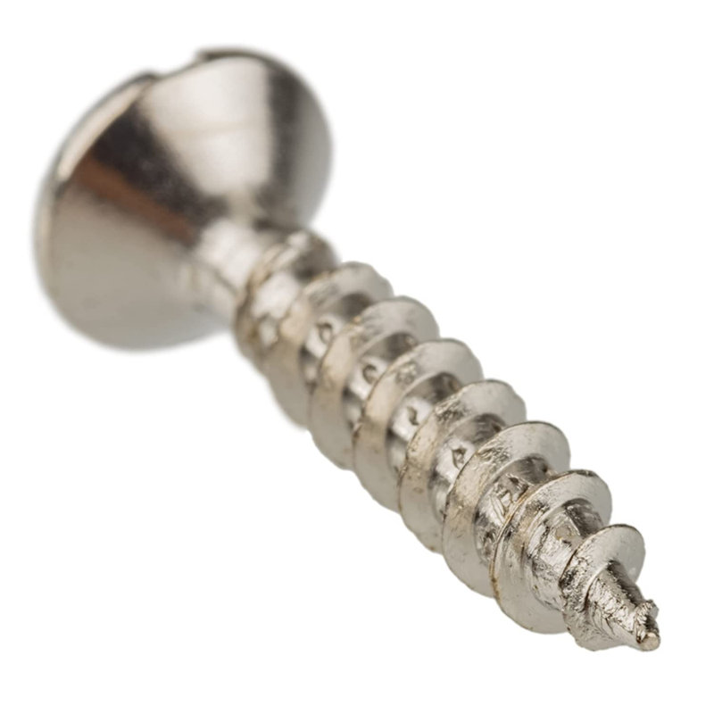UNIQANTIQ HARDWARE SUPPLY Oval Head Slot Drive Wood Screw | Wayfair