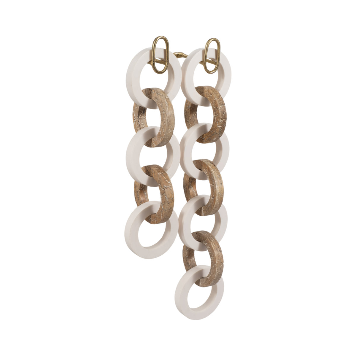 Latitude Run® 2 Pieces 26/35" Kano Wood And Resin Wall Link Chains ...