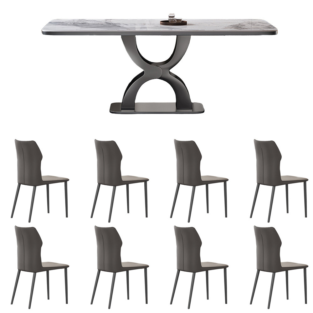 Elamer Simple high-end rectangular dining table set | Wayfair