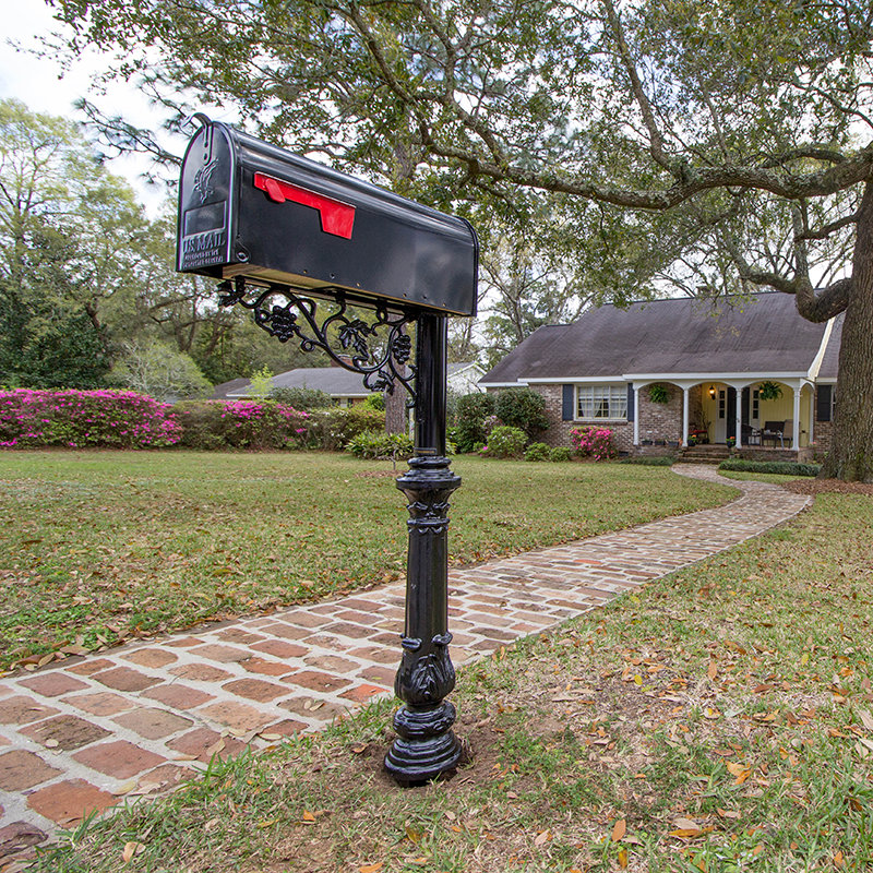 Vandalet Mailbox Co. 56" H In-Ground Decorative Post | Wayfair