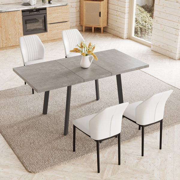 George Oliver Keiah 4 - Person Butterfly Leaf Dining Set "& Reviews ...