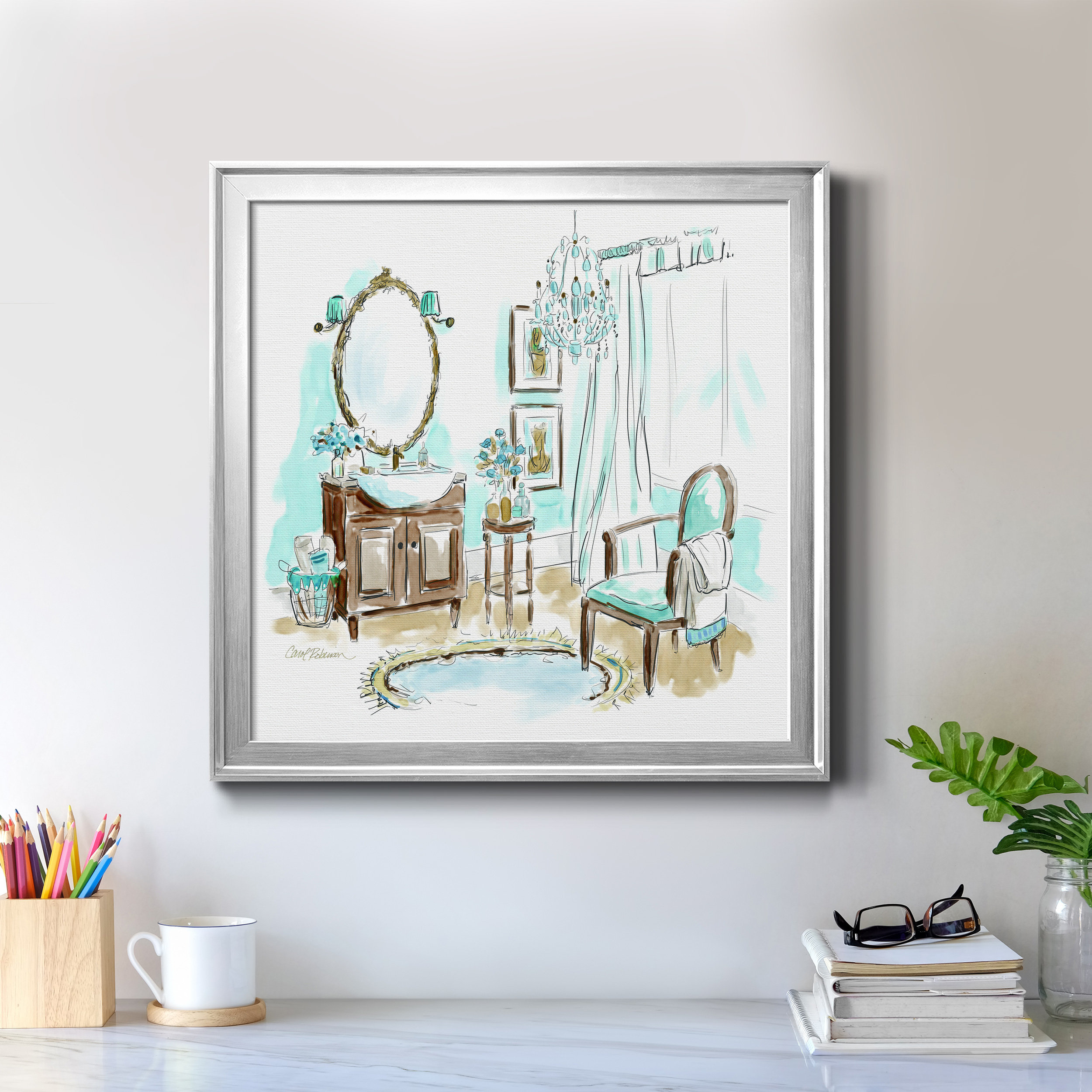 Ophelia & Co. Blue Opulence II - Print - Wayfair Canada