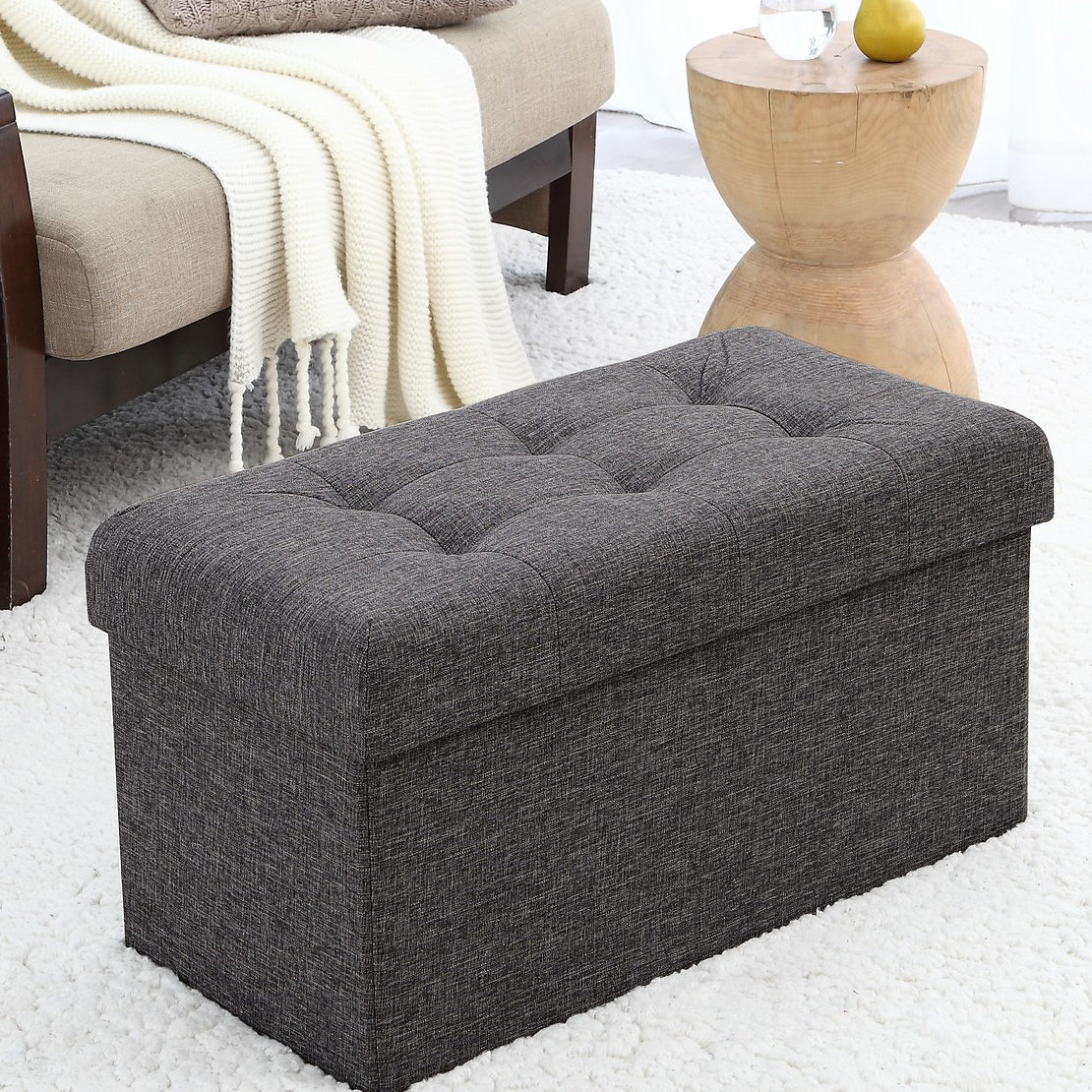 Winston Porter Foronda Storage Ottoman & Reviews | Wayfair