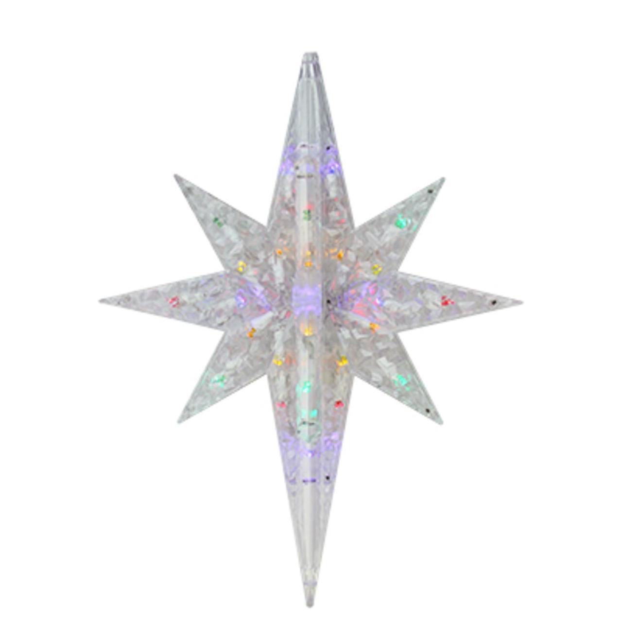 The Holiday Aisle® 19" LED Lighted Twinkling 3D Bethlehem Star Hanging ...