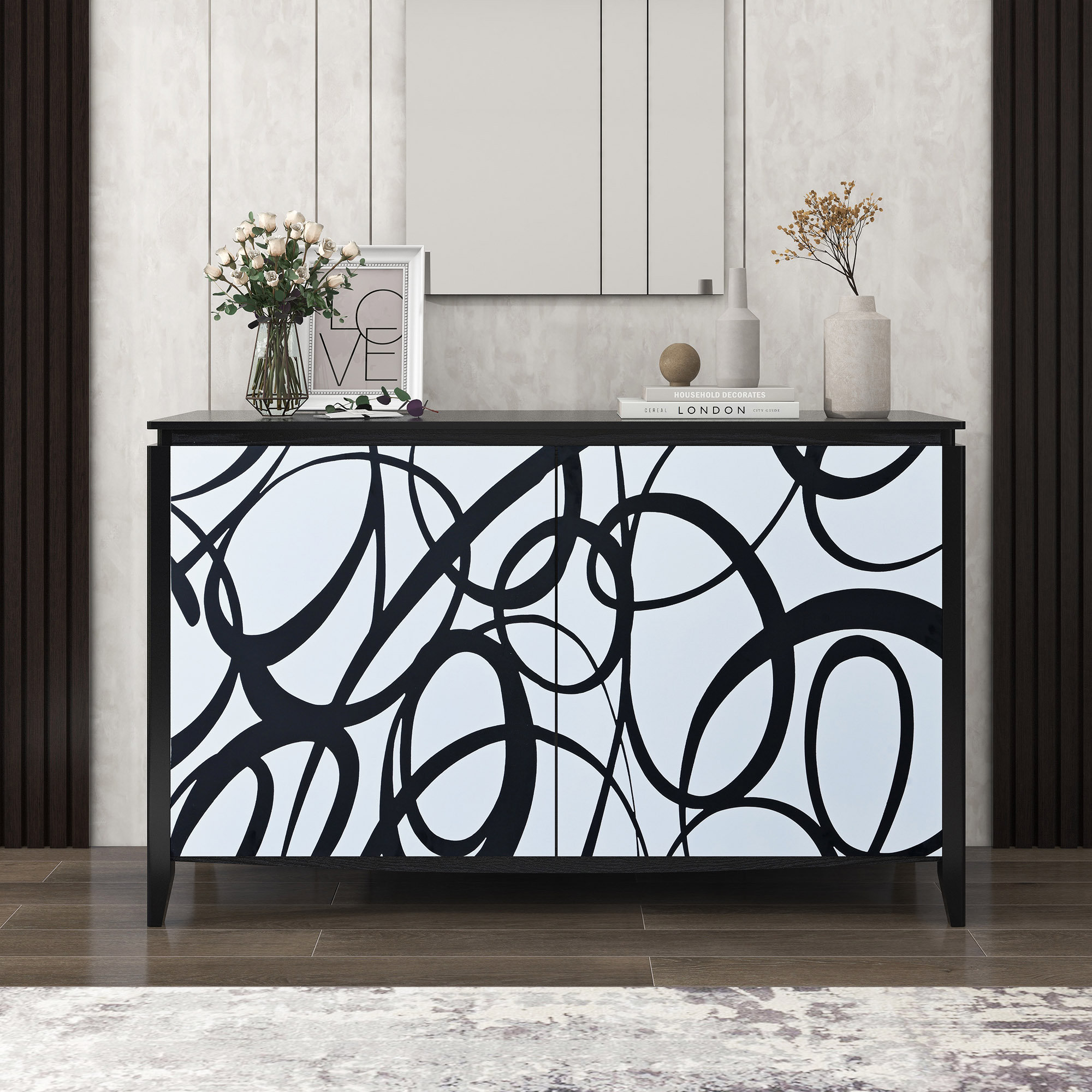 Ivy Bronx Caylah 61" Wide 2 Drawer Sideboard | Wayfair