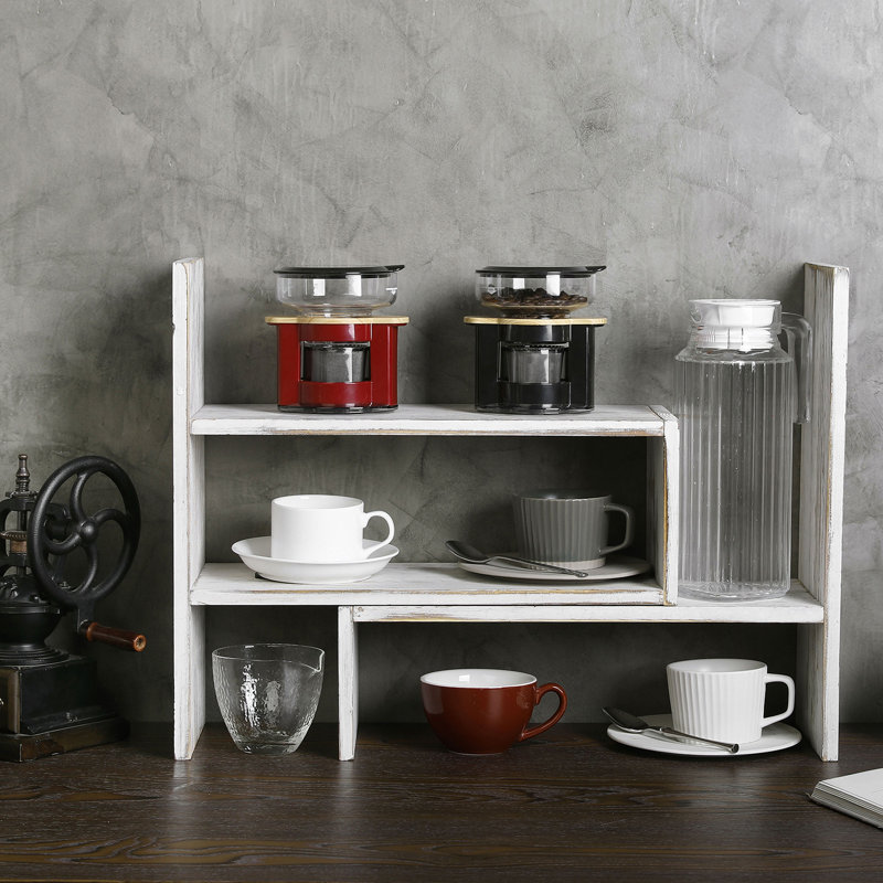 Gracie Oaks Cassidee Solid Wood Adjustable Desk Organizer & Reviews ...
