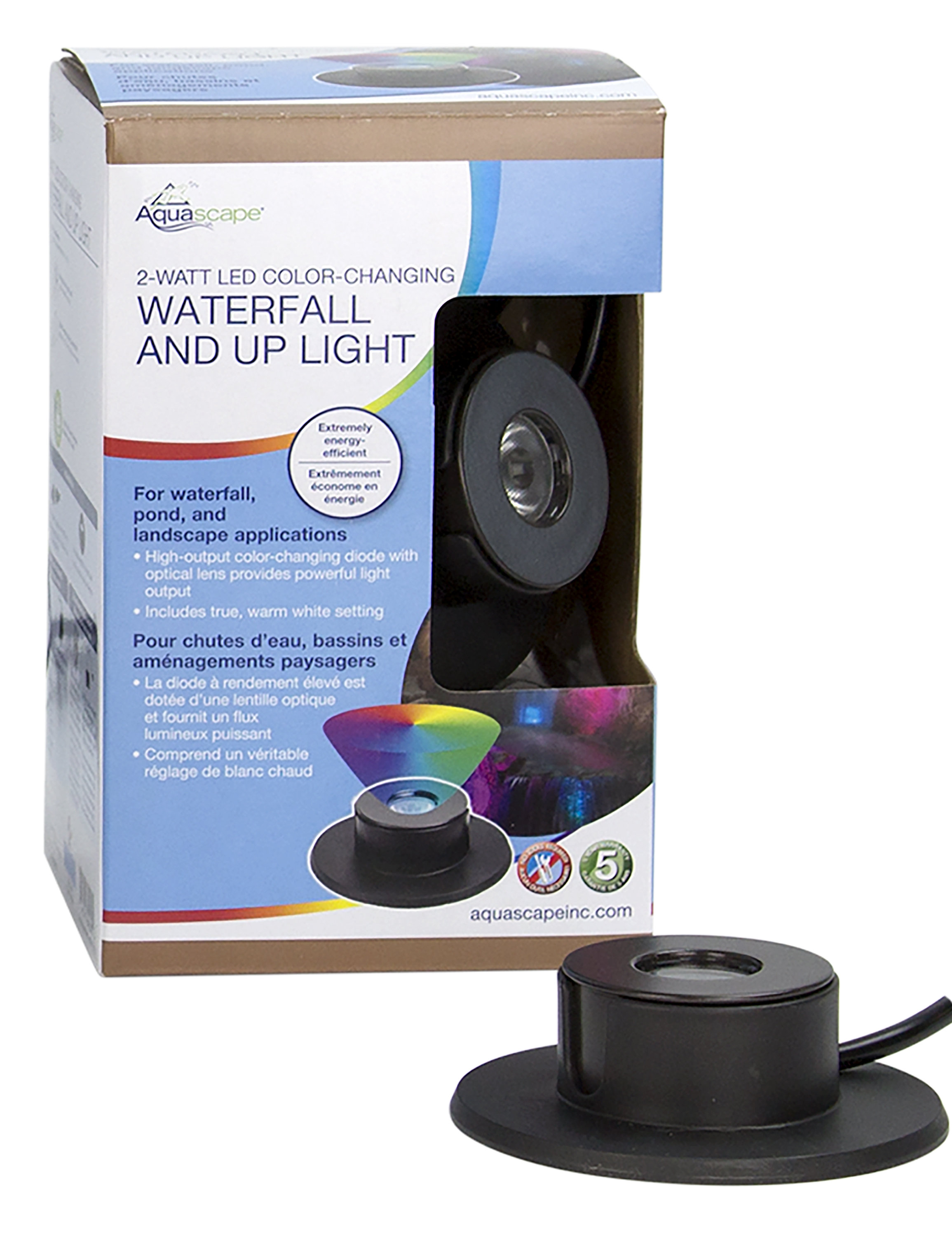 Aquascape 2-Watt Color LED Waterfall and Up Light for Pond | Wayfair