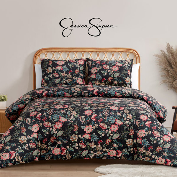 Jessica Simpson Arcadian Blooms Velvet Comforter Sets & Reviews | Wayfair
