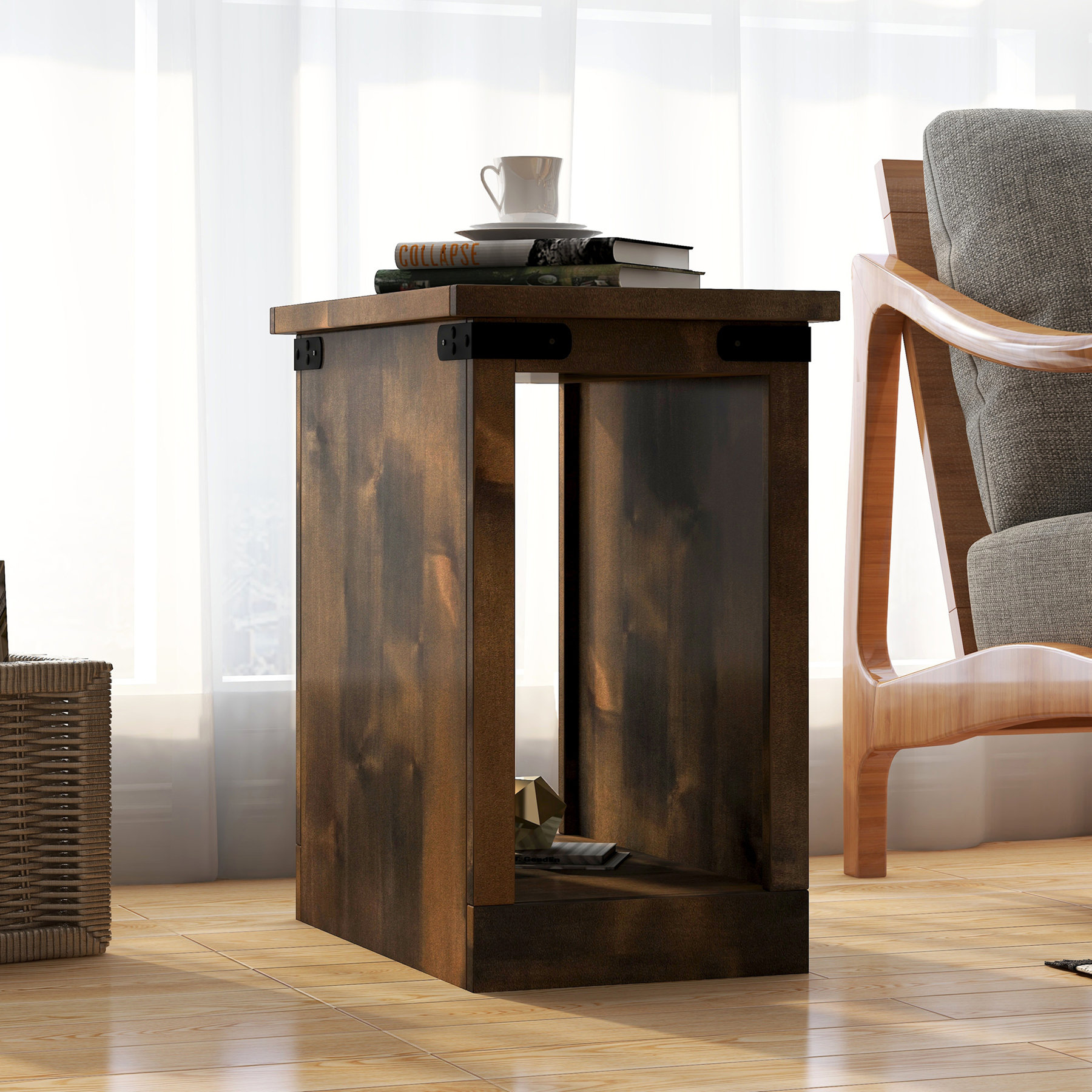 Gracie Oaks 24 inch Side Table | Wayfair