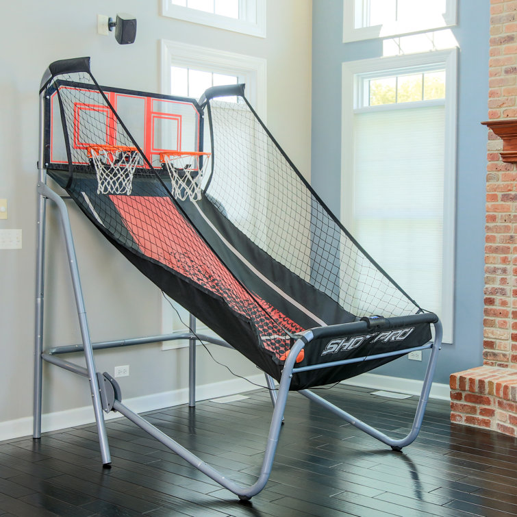 Hathaway Games Deluxe Shot Pro Electronic Basketball Arcade Game ...
