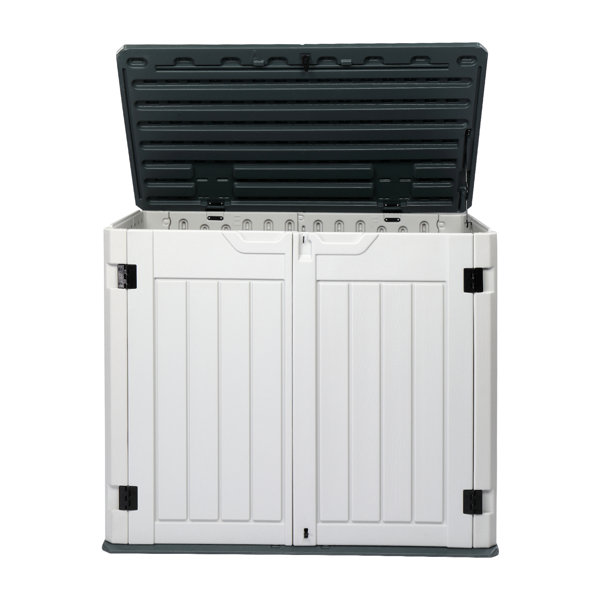 Winado 260 Gallons Water Resistant Polyethylene Plastic Lockable ...